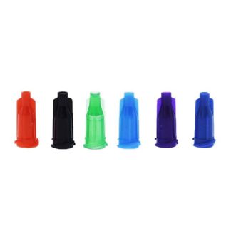 Dispensing Syringe Cap Tip Luer Lock (Black / Red / Blue / Light Blue ...